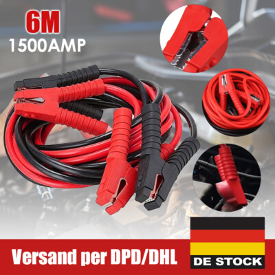 Starterkabel Starthilfekabel 1500Amp LKW PKW 2X6m Überbrückungskabel ...