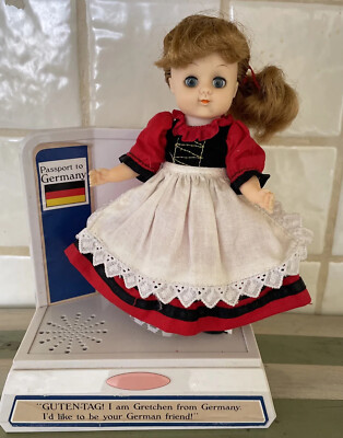 Gretchen from Germany Doll with Talking Stand Working. | eBay