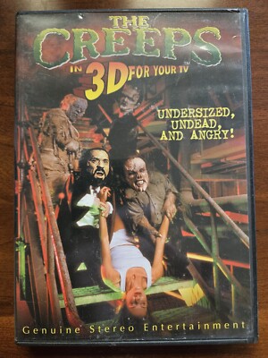 THE CREEPS: IN 3D FOR YOUR TV DVD Full Moon Features Horror Charles ...
