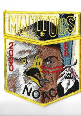 OA 88 Manitous 2000 NOAC BSA WWW Flap Set YELLOW Border [NAN-1707] | eBay