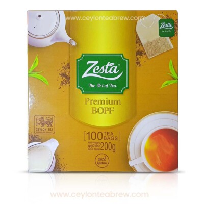 Zesta Ceylon pure Black tea Organic Tea Bags Premium BOPF Healthy ...