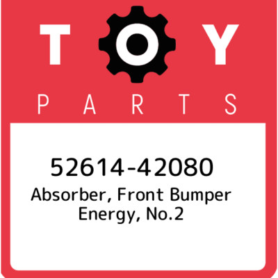52614-42080 Toyota Absorber, front bumper energy, no.2 5261442080, New ...