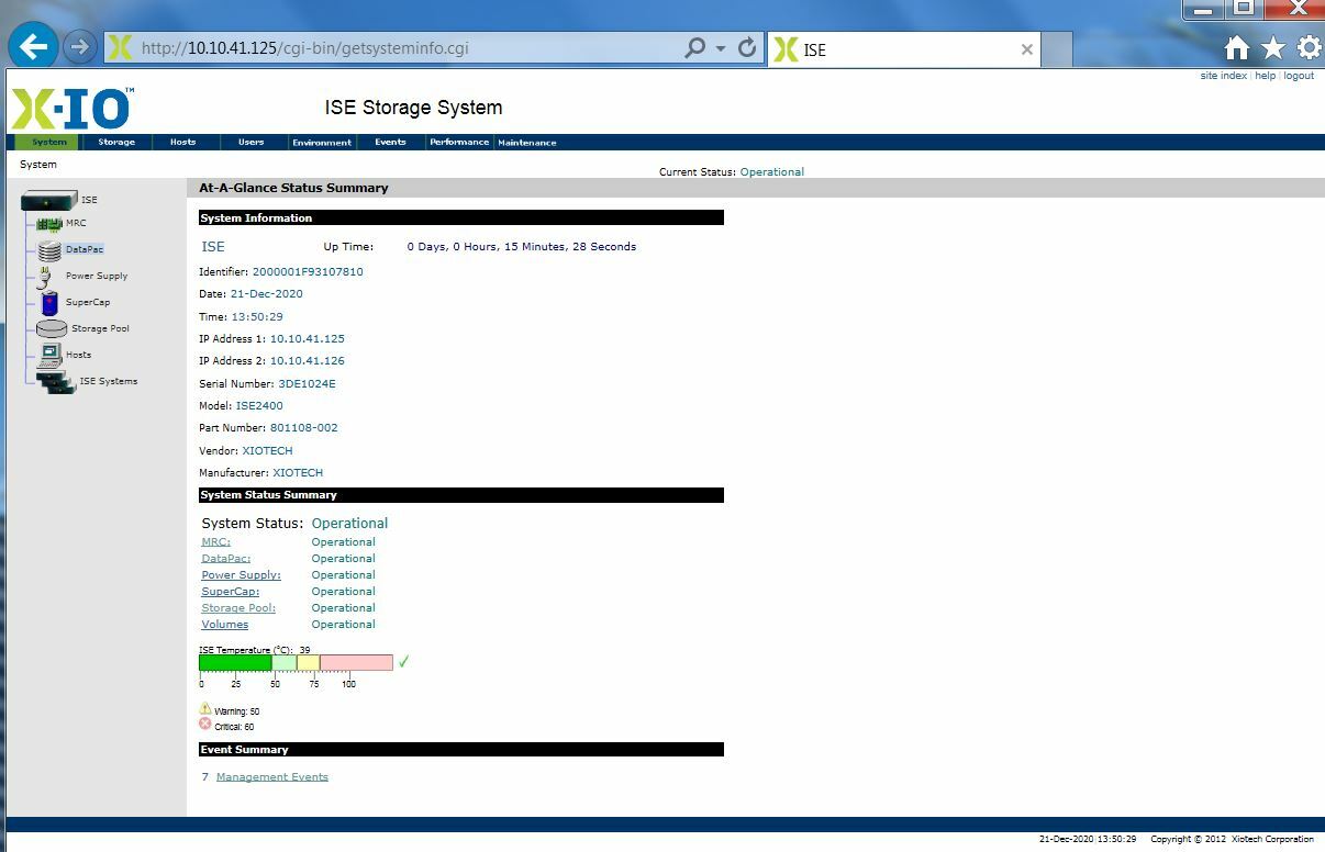 Xiotech ISE 2400 68TB Storage 2x PSU 2x Management | eBay UK