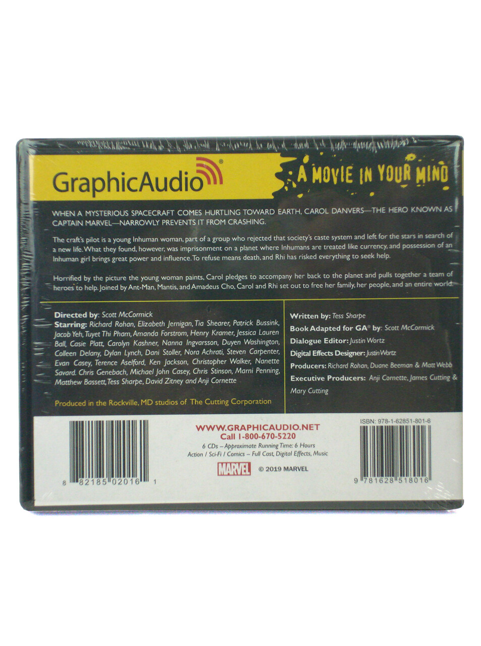 Captain Marvel Liberation Run Audio Book GraphicAudio 6 Hours 6 CDs ...