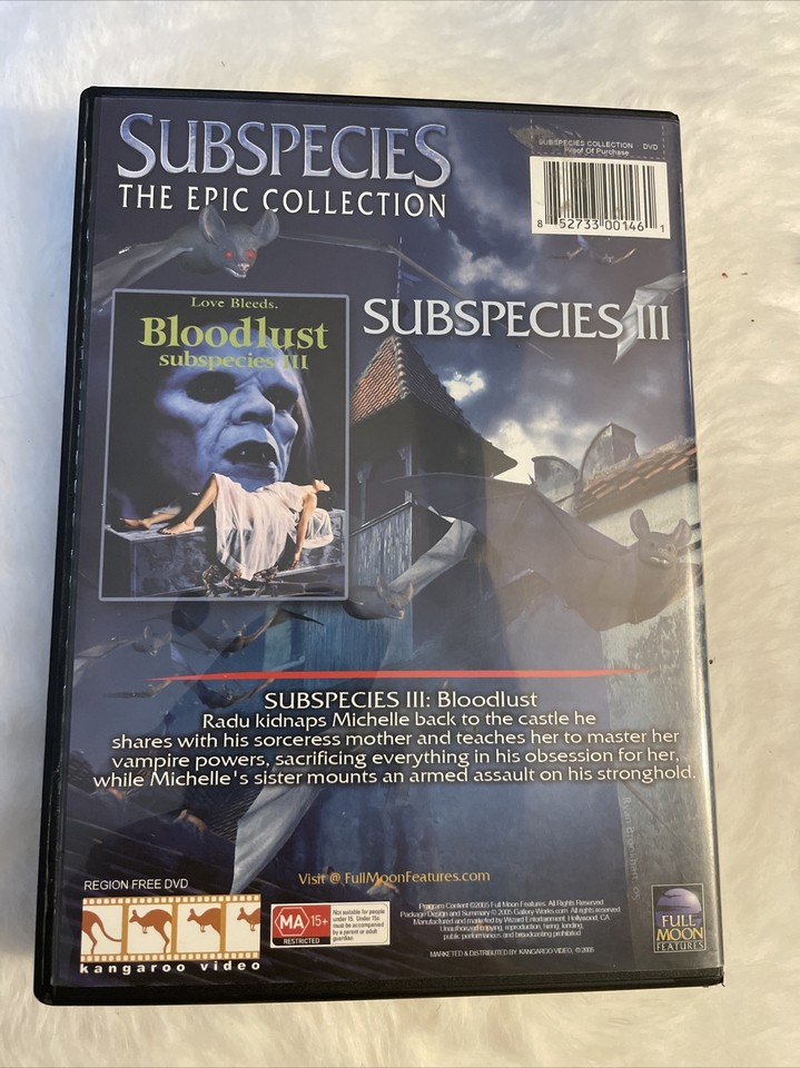 Bloodlust Subspecies III (DVD, 2011) | eBay