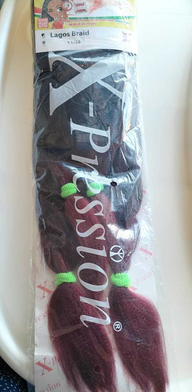 X-Pression Xpression Lagos Braid Pre Stretched Braiding Hair Extension ...