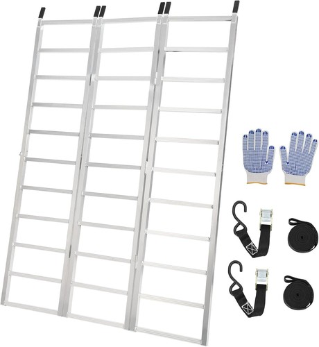 Aluminum Alloy Loading Ramps Tri-Folding Truck Ramps 1500Lb 77" x 54 ...