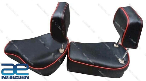 Per Royal Enfield Comodo Doppio Schienale Sedile Con Staccabile Dello ...