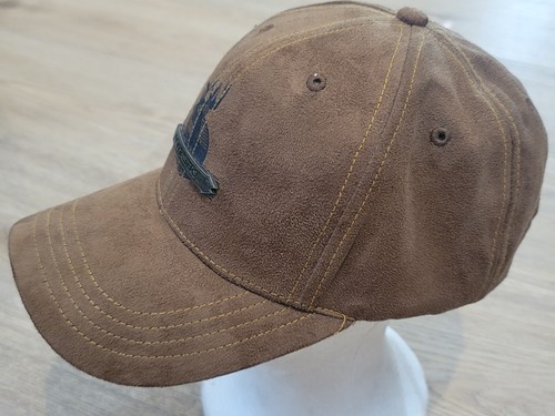 Buckmasters Brown Baseball Cap Hat Suede Like Material by Paramount ...