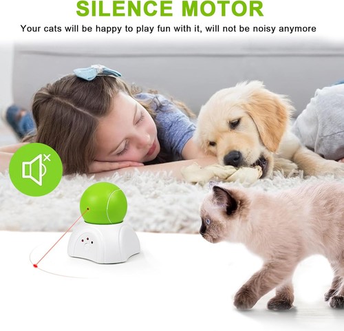 Cat Pet Chaser Automatic Interactive Exercise Toy for Indoor Cats Kitty ...