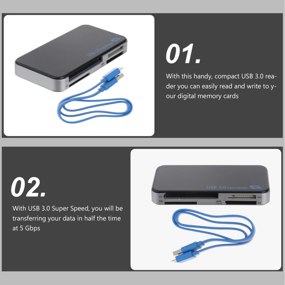 USB High Speed Multi Card Reader for Cf Transfer Portable Design | eBay