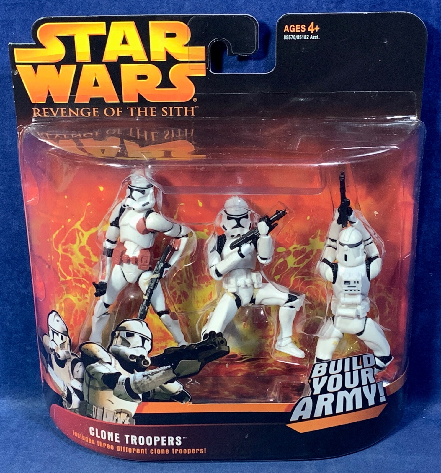 New CLONE TROOPERS 3-Pack STAR WARS ROTS Figures - Revenge of Sith ARMY ...