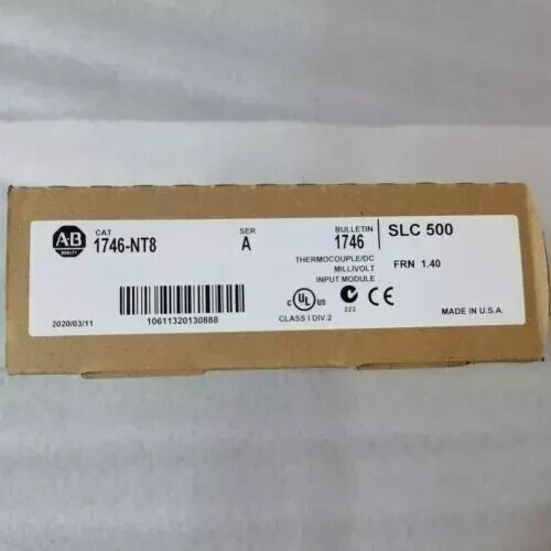 New Factory Sealed AB 1746-NT8 SER A SLC 500 Thermocouple Input Module ...