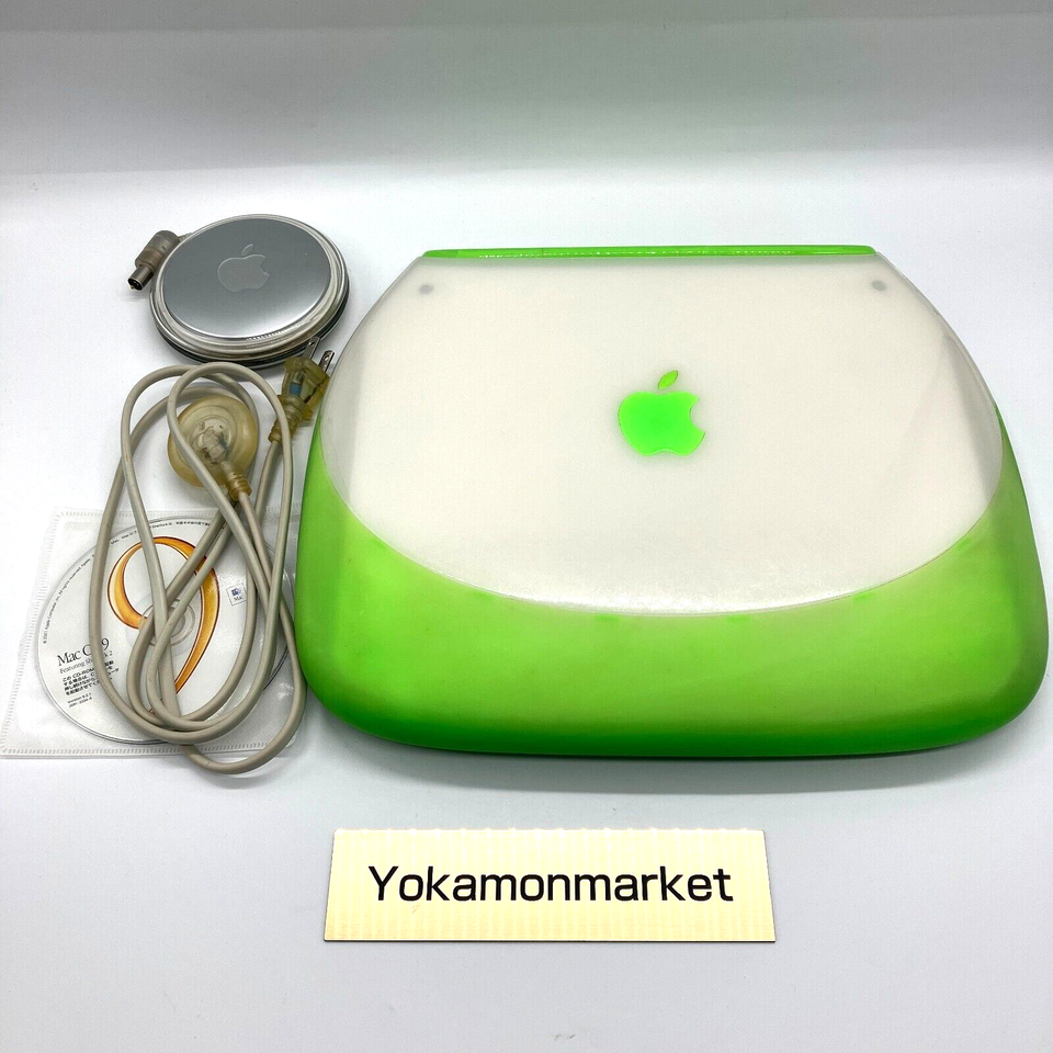 Apple iBook G3 466MHz 320MB/DVD/Key Lime AC100V | eBay