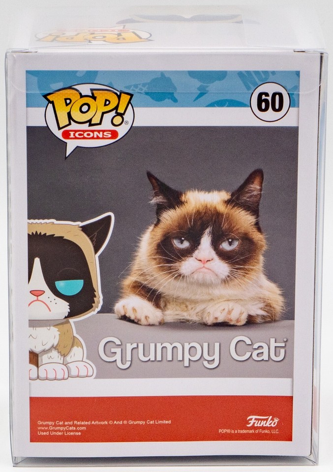 Funko Pop - Grumpy Cat (Flocked) #60 - Entertainment Earth Exclusive | eBay