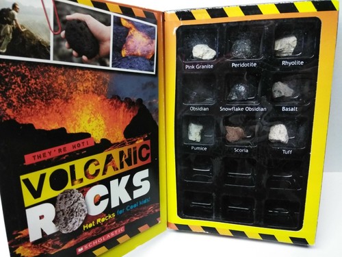 RARE 2012 SCHOLASTIC VOLCANIC ROCKS KIT WITH BOOK - FUN 4 KIDS for sale ...