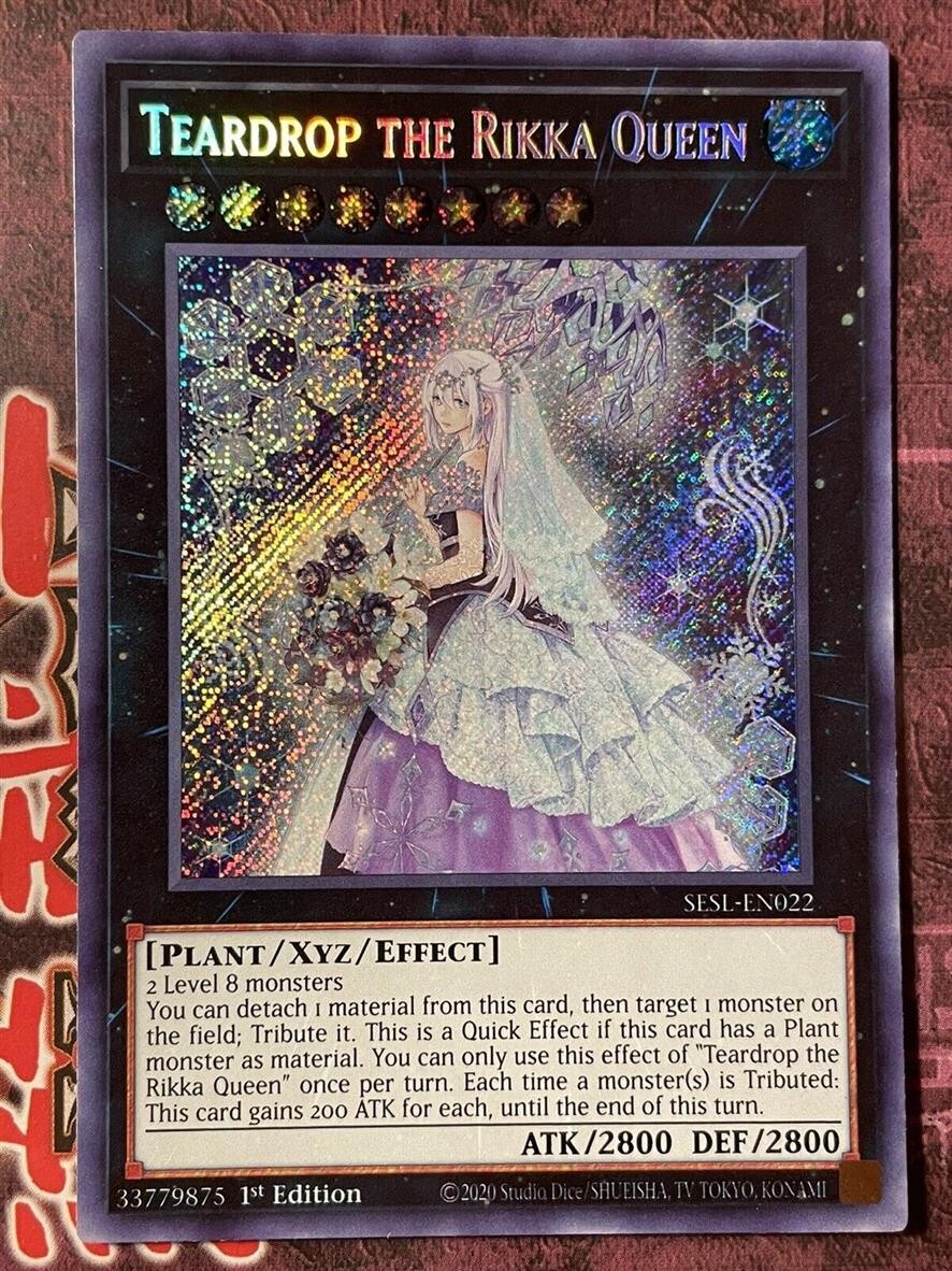 YuGiOH Complete Rikka Sunavalon Deck! Teardrop Dryas Petal Glamour ...
