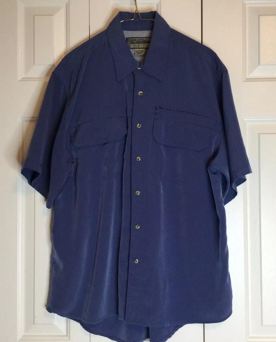 Destination 10000 Feet Above Sea Level Mens XL Blue V… - Gem