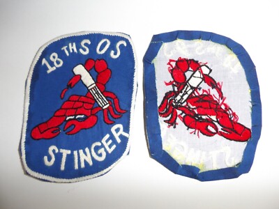 e4317 US Air Force Gun Ship Stinger AC-119 18th SOS Special Op Sq Patch ...