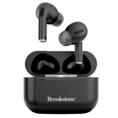 Brookstone SONICAIRPRO BSTWS18BK True Wireless Earbuds in Black (6-4 ...