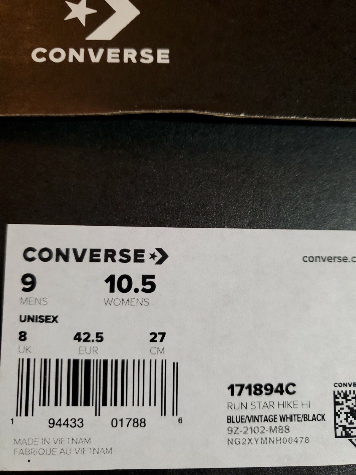 Converse Run Star Hike Hi Platform Summer Denim Unisex Mns 9 =Wmns10.5 ...