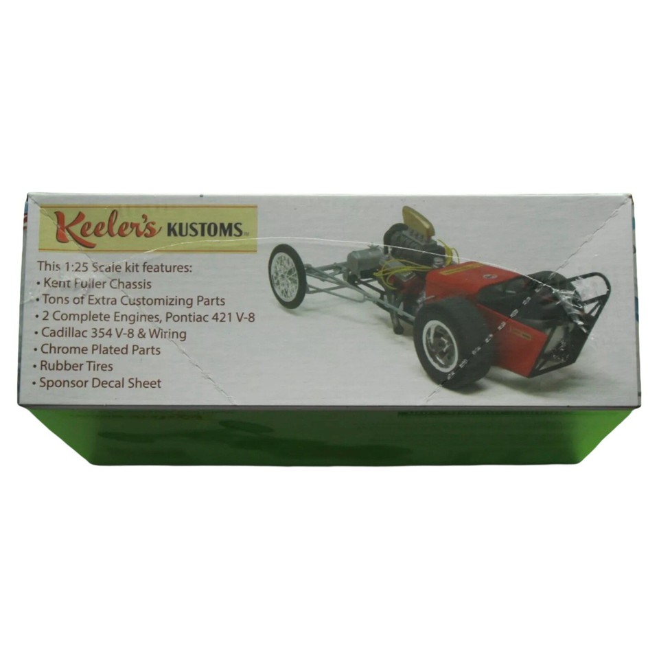 Atlantis Kent Fuller Dragster Keelers Kustoms 1:25 scale model car kit ...