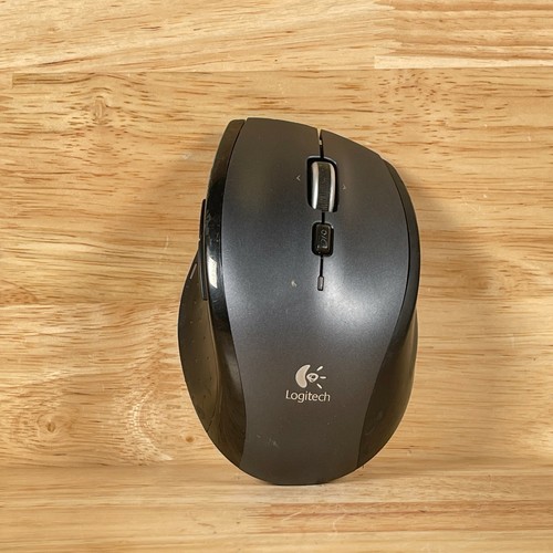 Logitech M705 Black 5 Buttons Marathon Fast Scrolling Wireless Laser ...