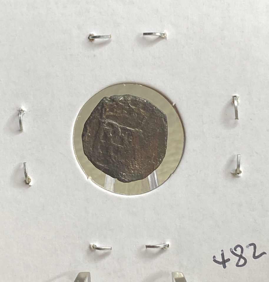 1500’s Spanish Coin 1566-1593 King Philip II Blanca Genuine Castle ...