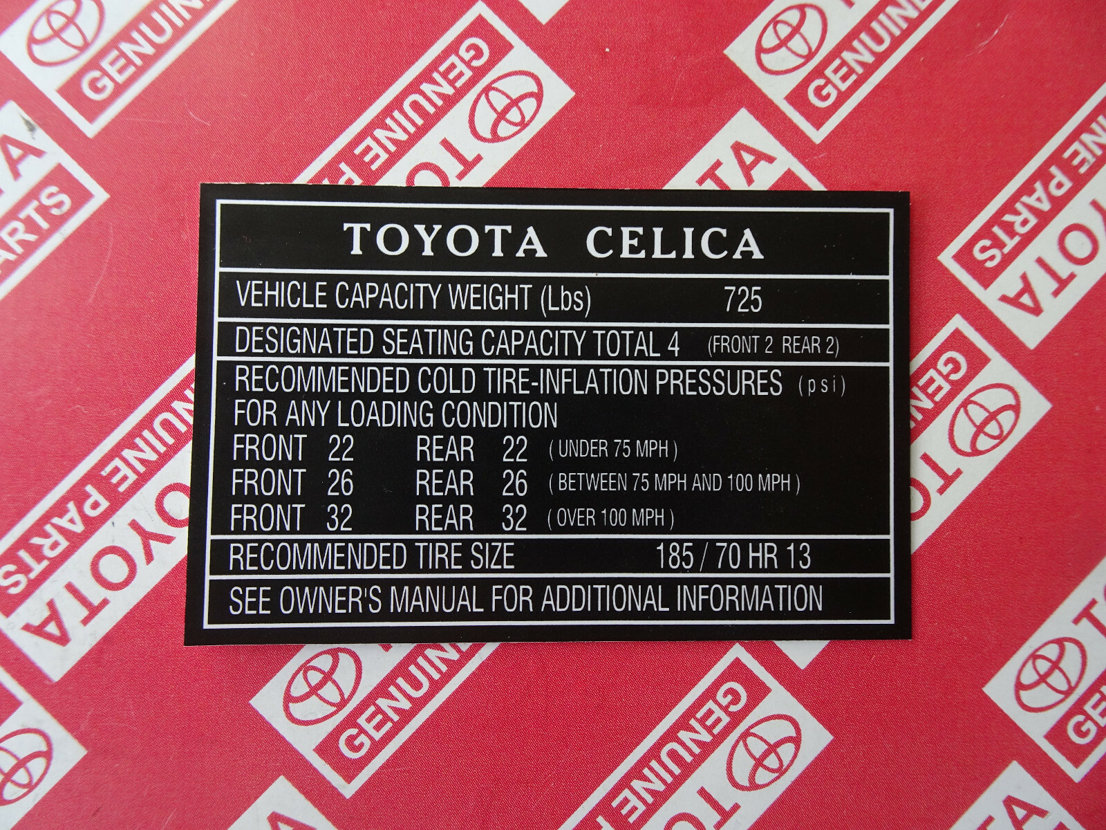 1971 1972 1973 1974 1975 1976 1977 Toyota Celica LT ST GT TA22 TA23 ...
