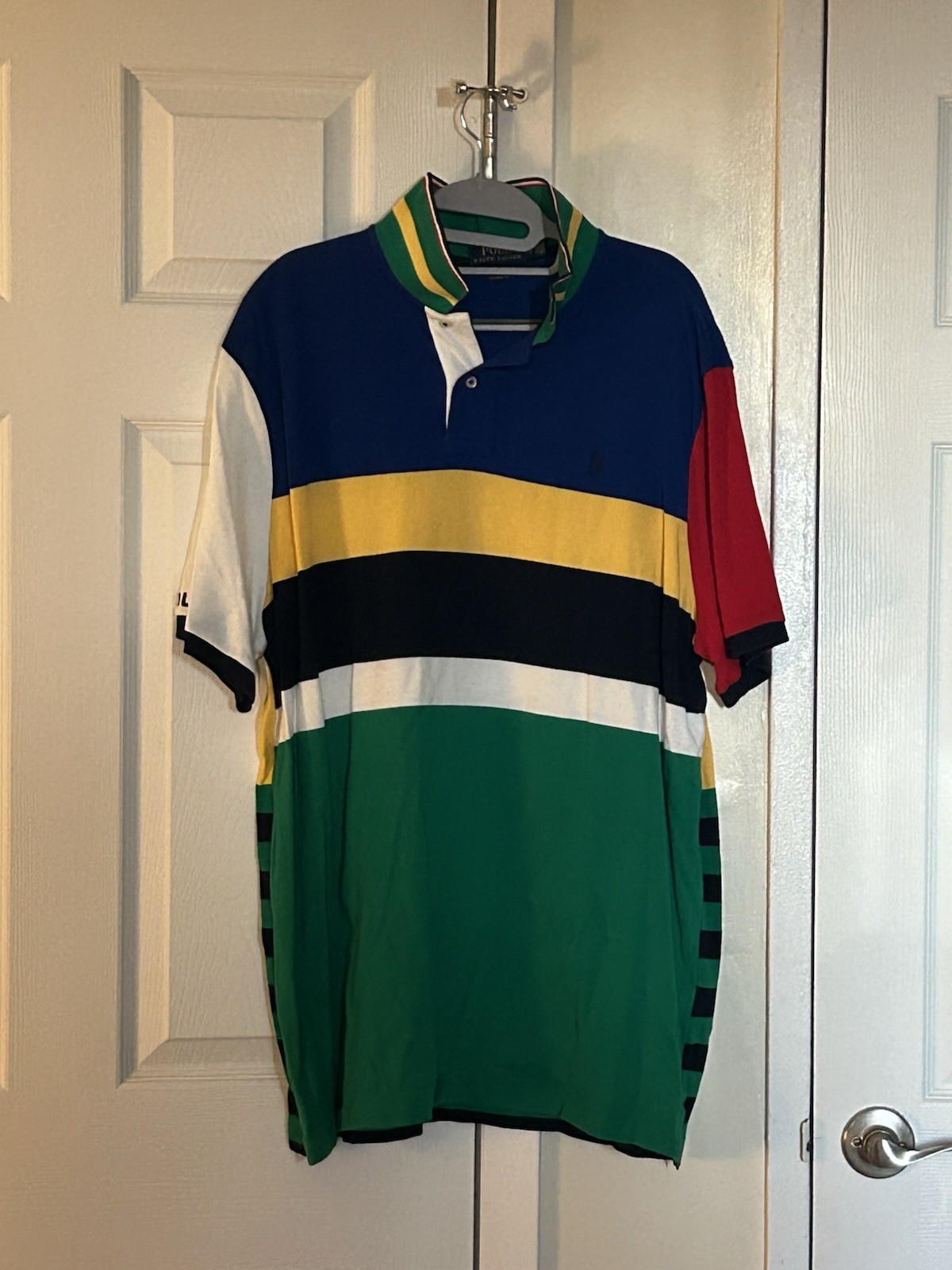 Polo Ralph Lauren Men's Primary Colors Colorblock Bus… - Gem