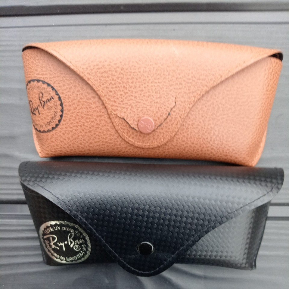 2x Ray Ban Empty Glasses Cases Black /brown Colours | eBay UK
