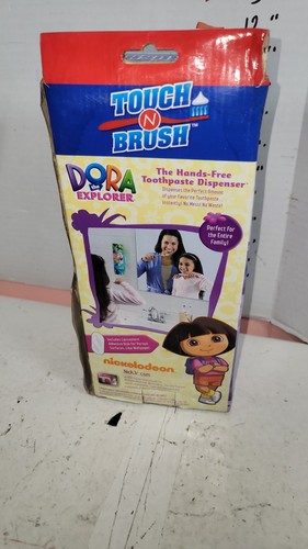 Dora The Explorer Touch n Brush Hands Free Toothpaste Dispenser- Brand ...