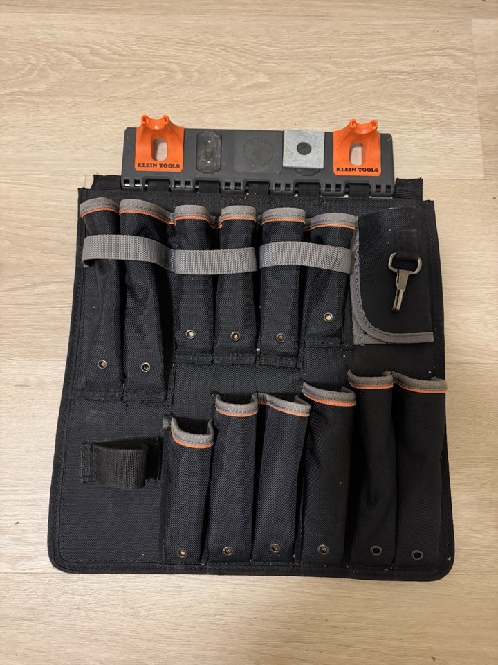 Klein Tools S-Hook Bucket Apron Storage Module, 12 Compartments ...