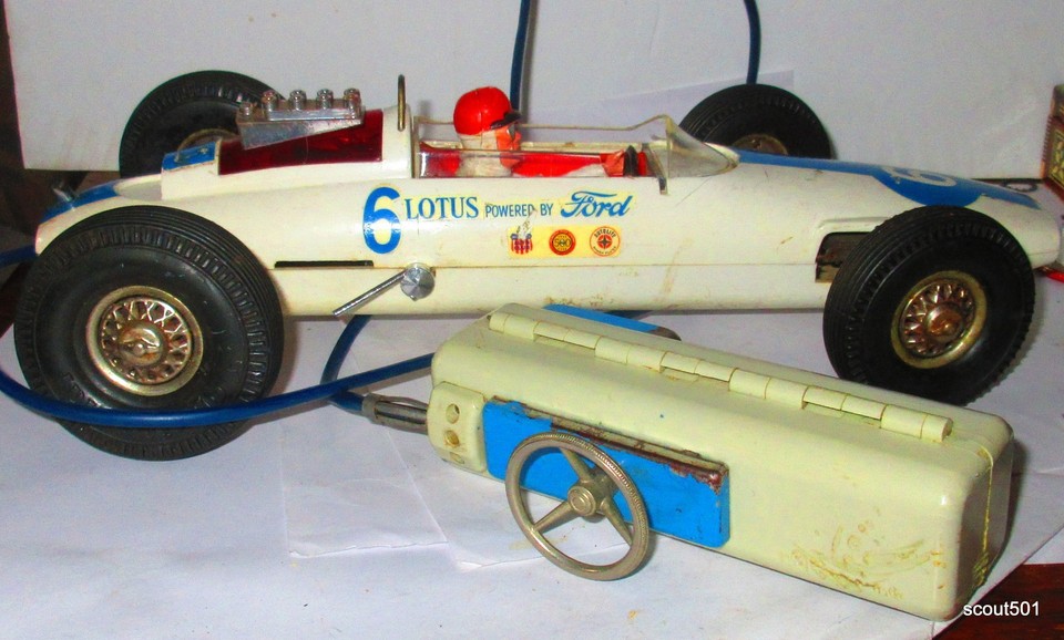 Vintage Toy Gama Lotus Ford Formel Rennwagen F1 Car 1:12 Scale Battery ...