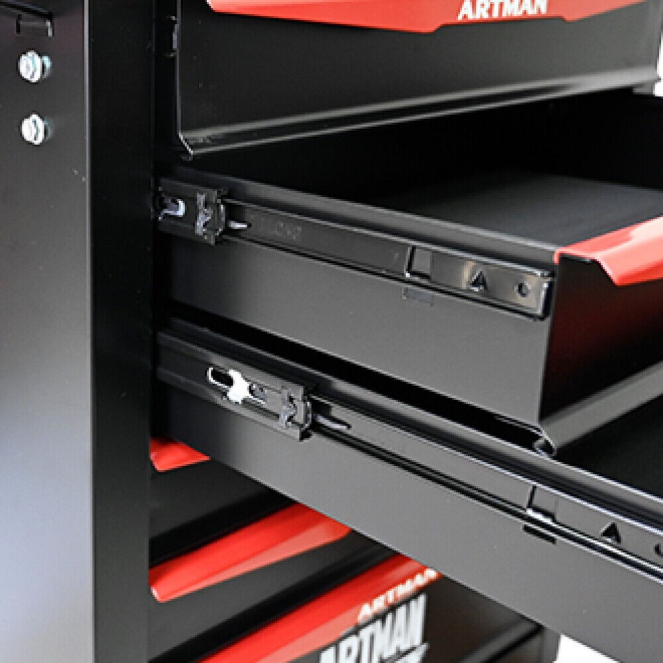 Garage Workshop Rolling Tool Chest 6 Drawer Tool Cart Tool Box Cabinet ...