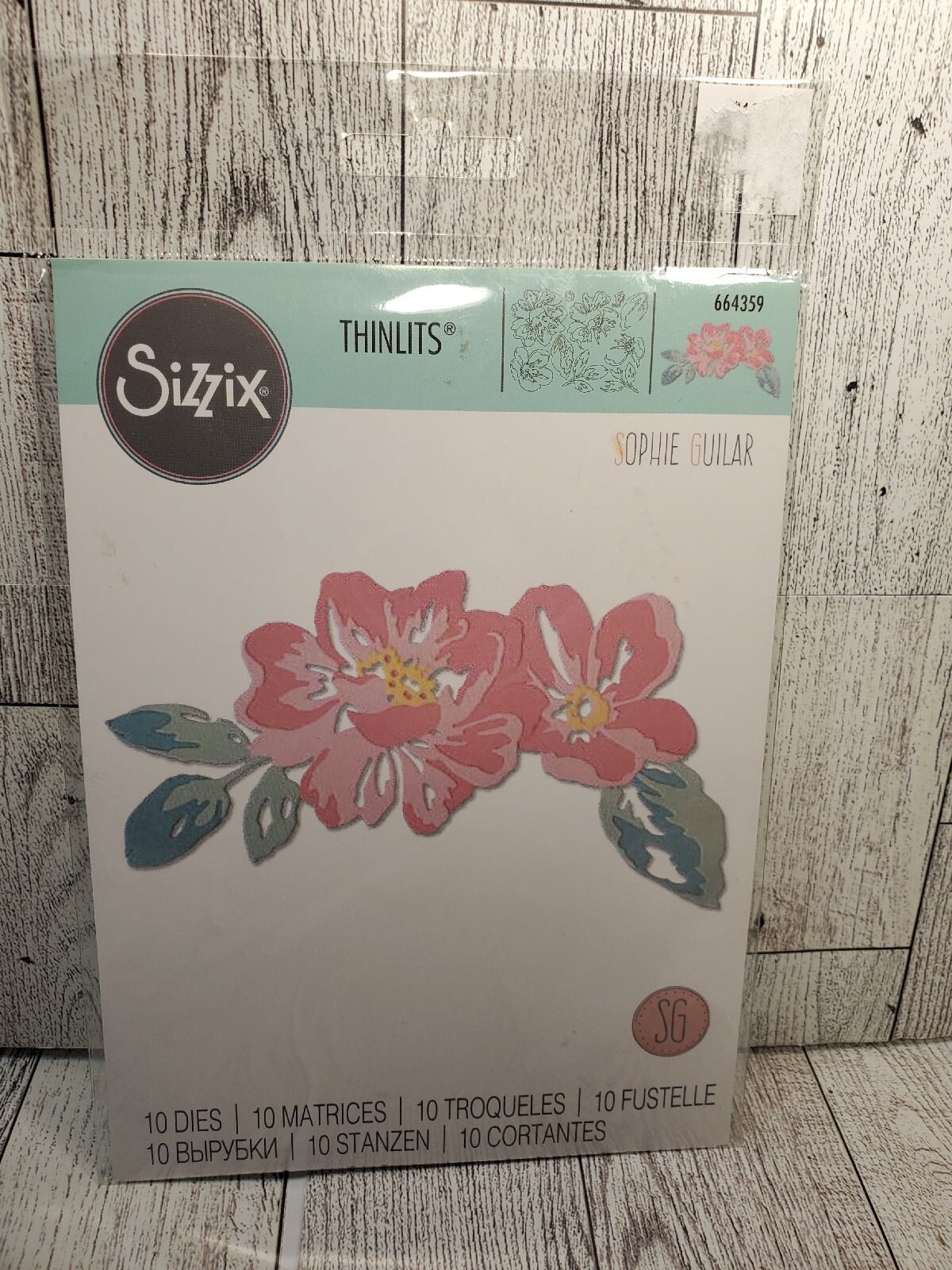 Sizzix Thinlits Die Set 10pk - Floral Layers 664359 for sale online | eBay