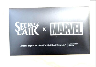 MtG Marvel Secret Lair Arcane Signet as "Earth's Mightiest Emblem" FOIL ...