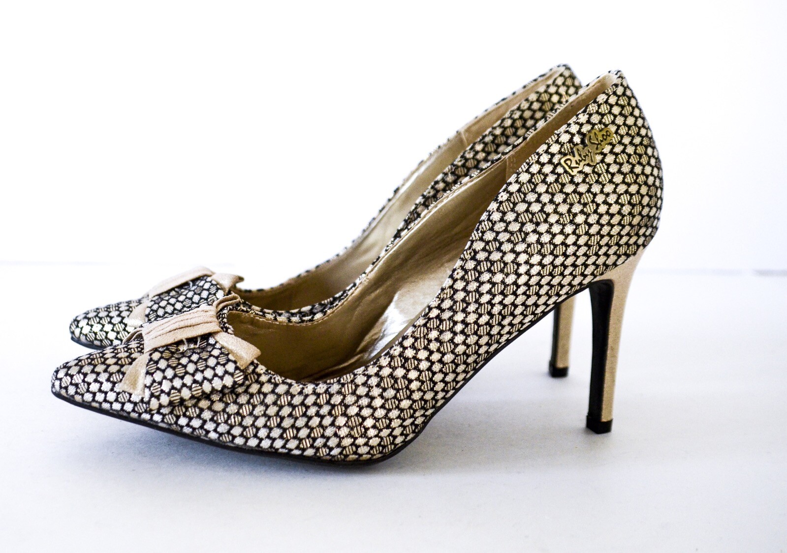 Women’s Ruby Shoo Gold Jenna Pumps Shoes Size 7.5, 5 UK, 38 EU | eBay
