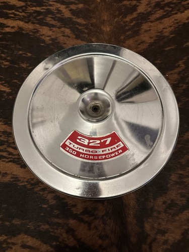 Vintage Chevrolet 327 Turbo-Fire Air Cleaner Lid 350 HP OEM Engine ...