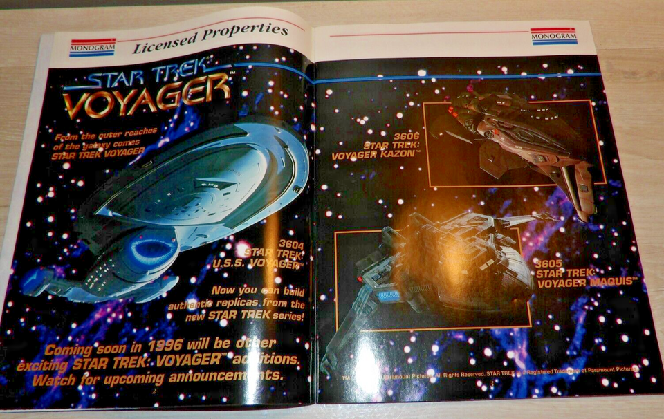 MONOGRAM MODEL KITS CATALOG 1996 CARS TRUCKS STAR TREK | eBay