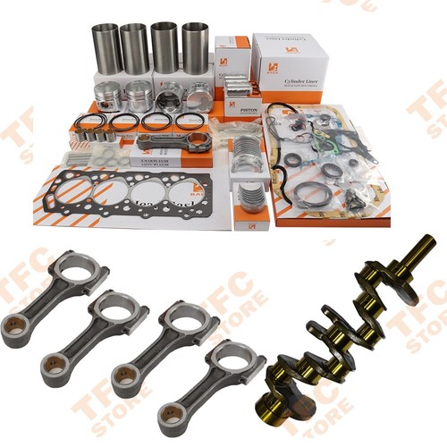 Overhaul Rebuild Kit+crankshaft+connecting rod For Mitsubishi 4D56 ...