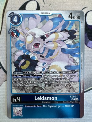 Lekismon Foil Digimon TCG DG271 | eBay