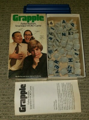 GRAPPLE The Scrambled Word Game Counted & Complete Parker Bros 1973 | eBay