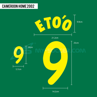 ETO'O #9 Cameroon Home World Cup 2002 PRINT (PU PRINT) | eBay