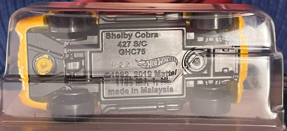 Hot Wheels 427 Shelby Cobra Yellow 1982 Redline Diecast Retro Racer | eBay