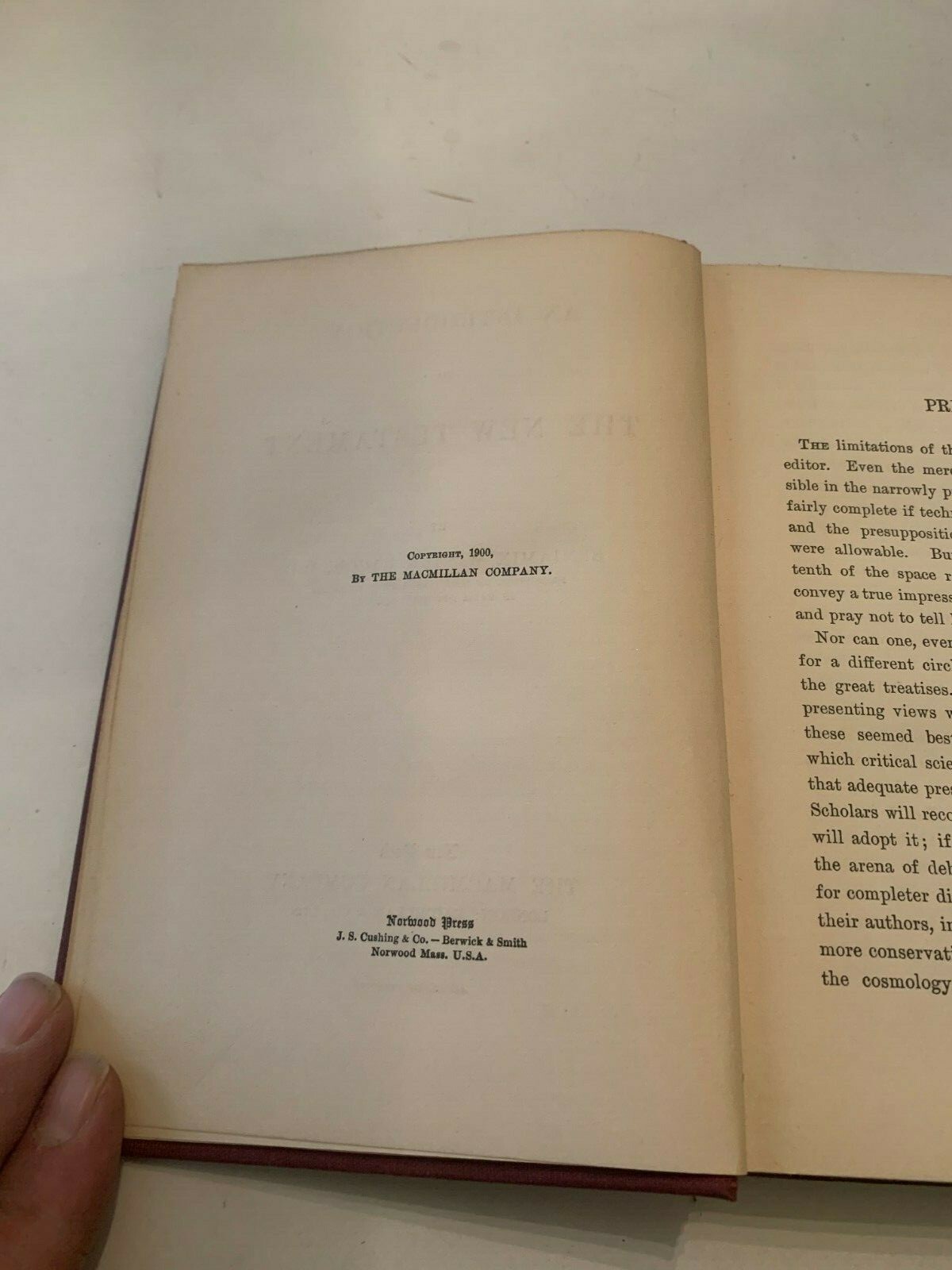 1900 An Introduction To The New Testament by Benjamin Wisner Bacon ...