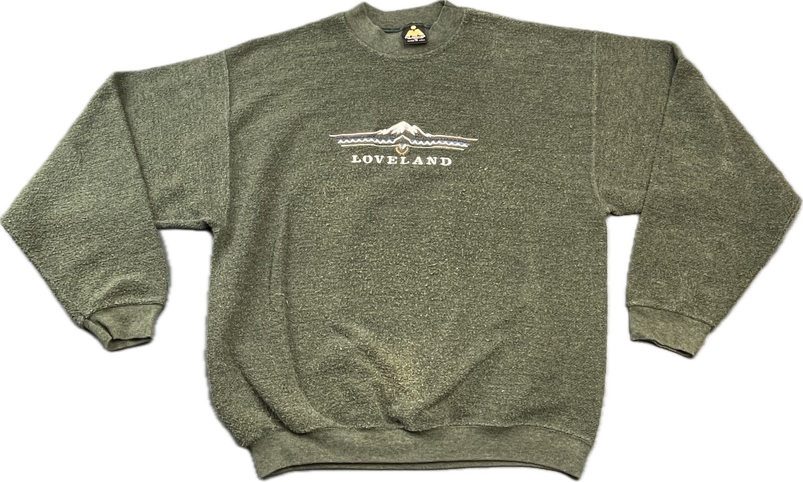 H.L. Miller Gold VTG Green Pullover Sweater Mens Medium Loveland ...