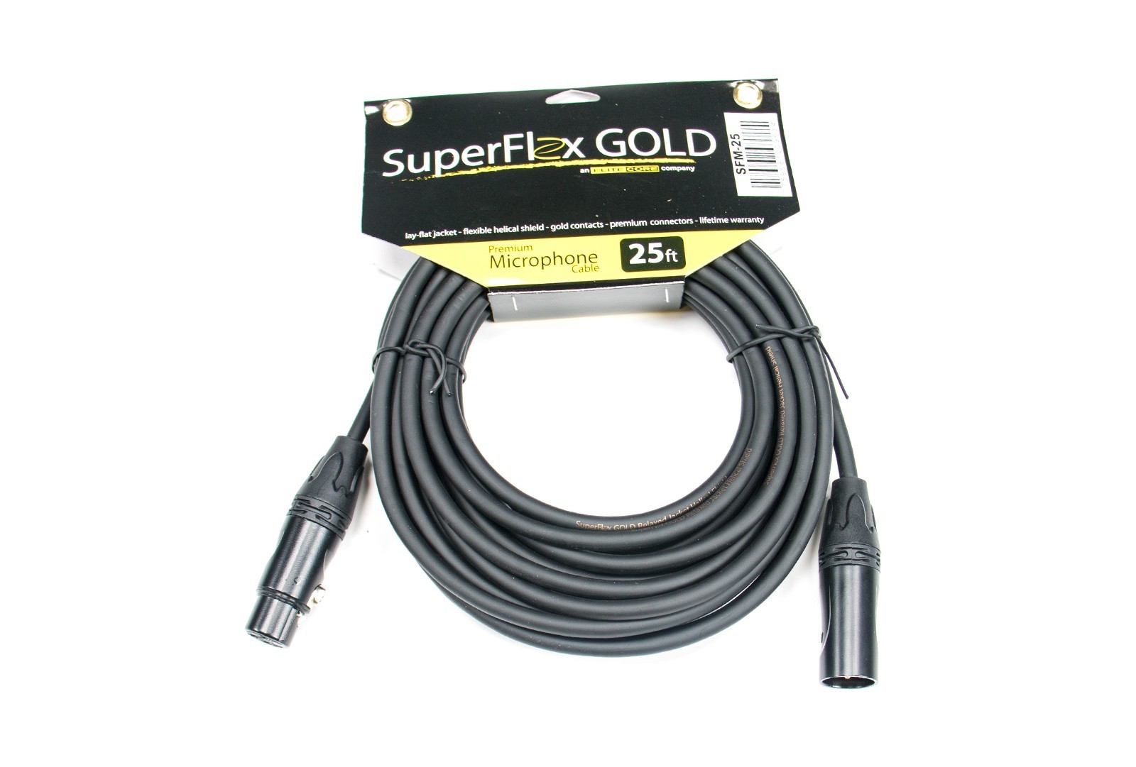 8 XLR 3 pin Mic Cables 25ft Helical Copper Shield 22 AWG By OSP ...