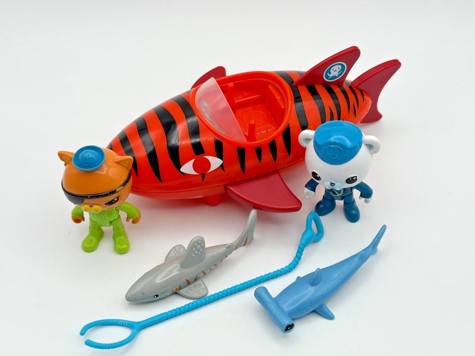 Fisher-Price Octonauts Talking Tiger Shark GUP-B Vehicle w/ Figs and ...