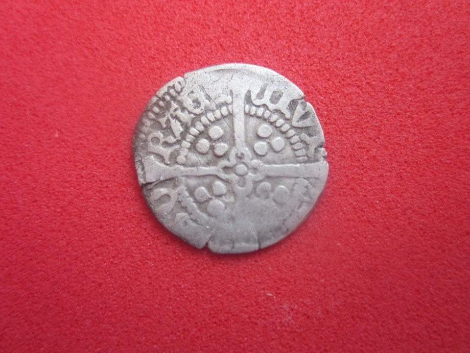 Interesting medieval silver hammered penny star & pellet by crown mint ...